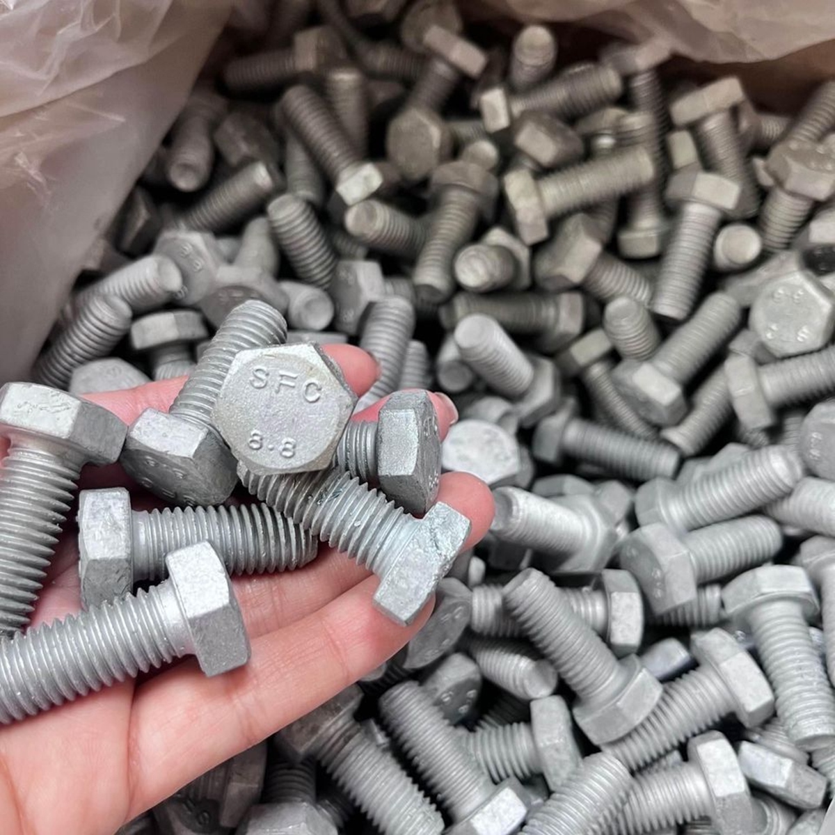 DIN933 Hex Bolt – Bolt-Nut-Car Repair-Internal Explosion-Screw-Carbon ...